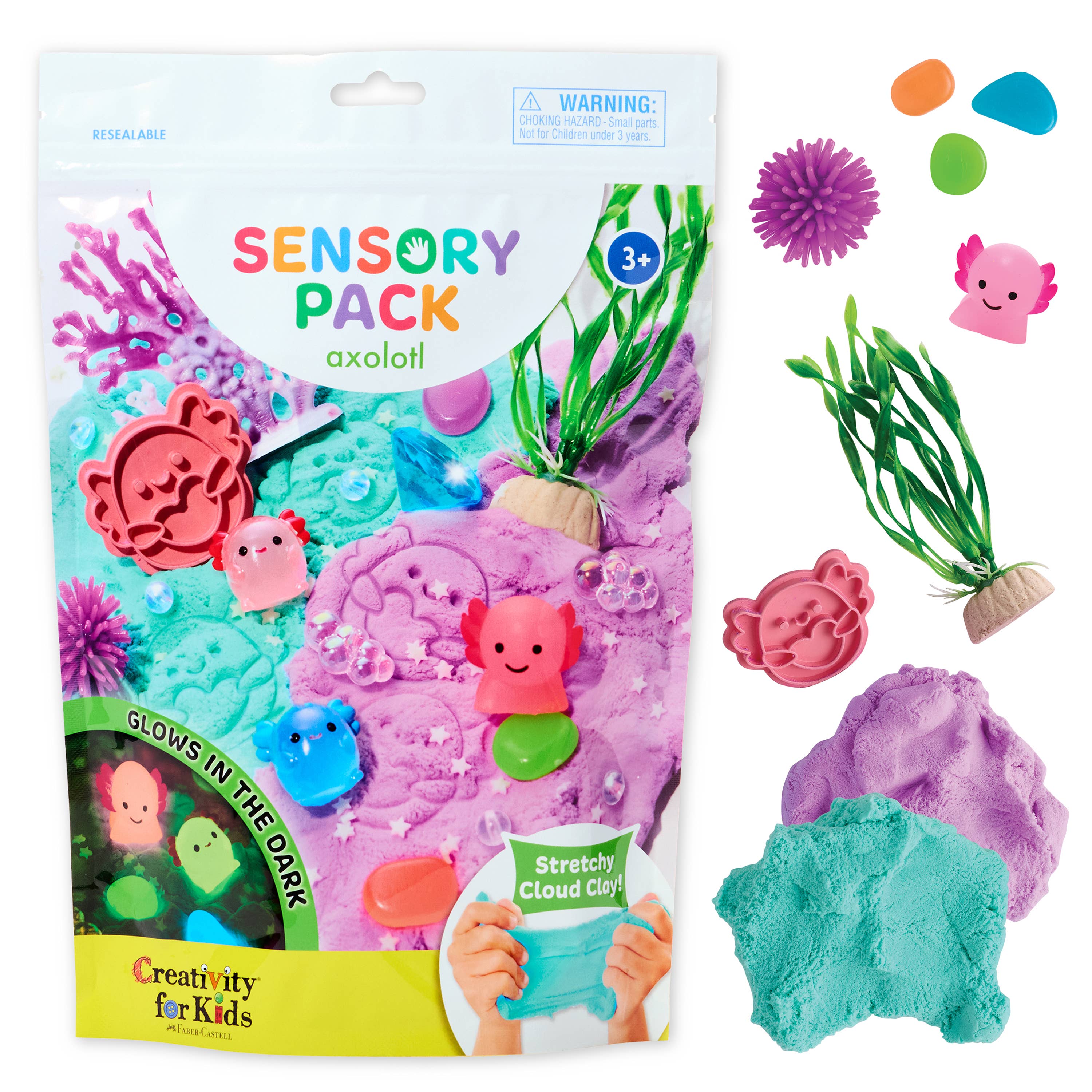 Faber-Castell / Creativity for Kids - Sensory Pack Axolotl Play Kit for ...