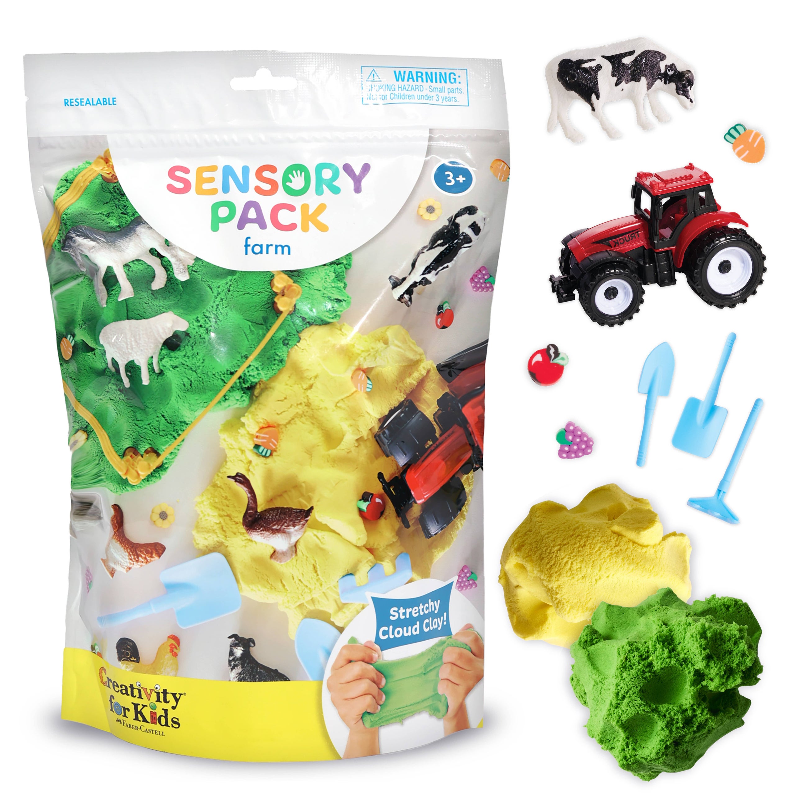 Faber-Castell - Sensory Pack Farm On the Go Sensory Play Set for Kids ...