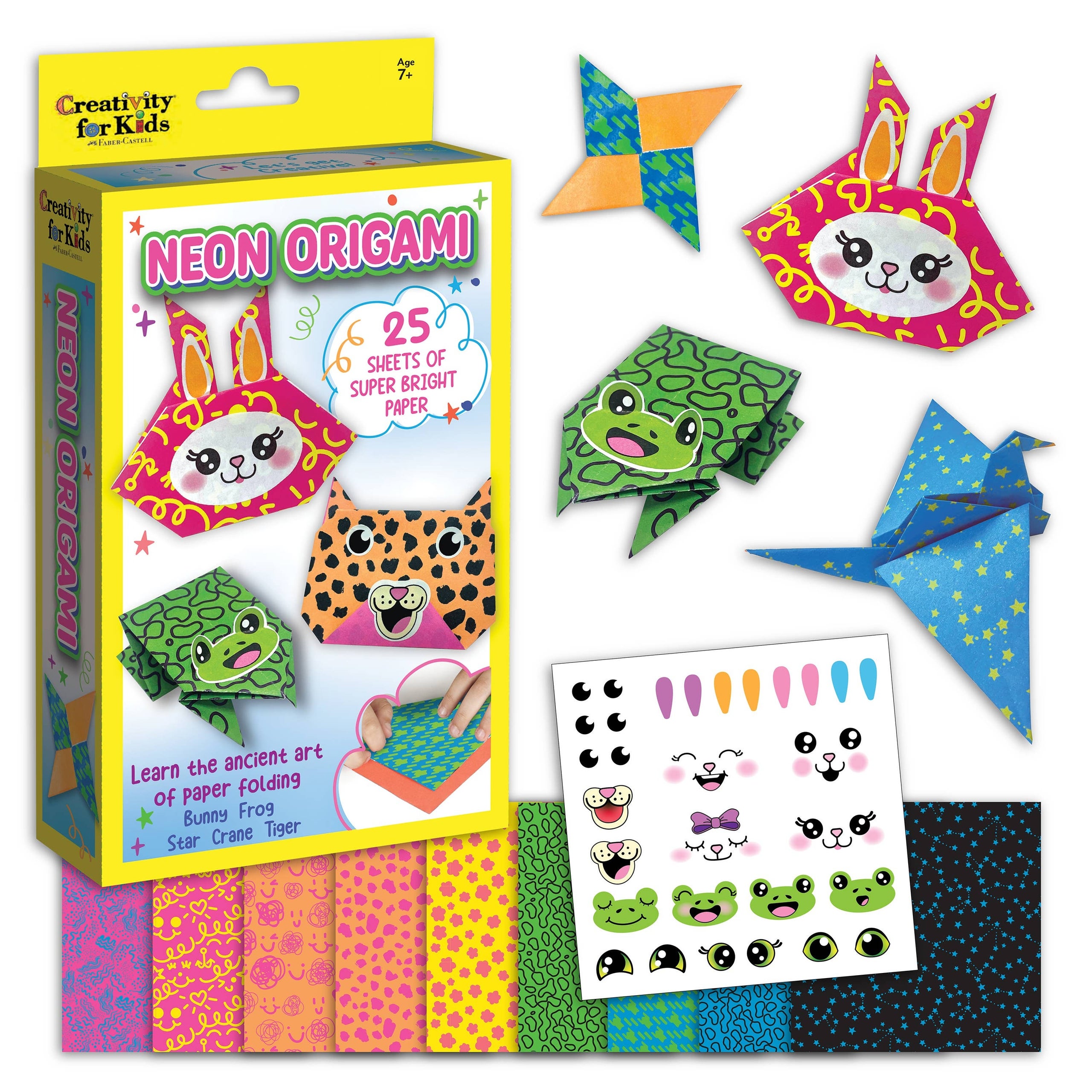 Faber-Castell - Neon Origami Mini Kit - DIY Craft for Kids | Coco and Ro